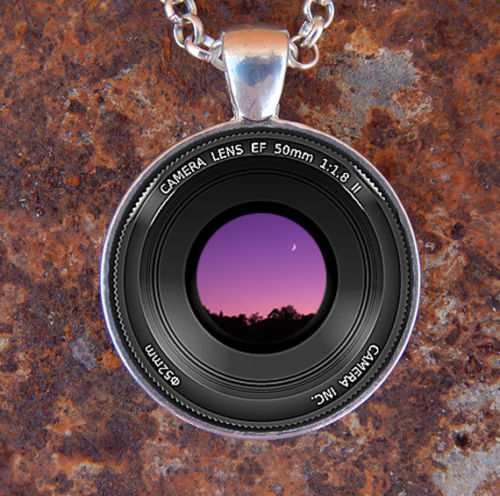 Custom Camera Pendant Camera Lens Pendant Camera Necklace on Luulla